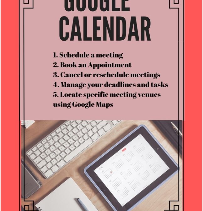 Google Calendar for events, meetings | Your Retail Coach